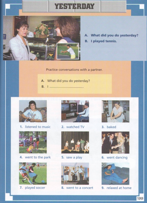 Grammar Tense Patterns